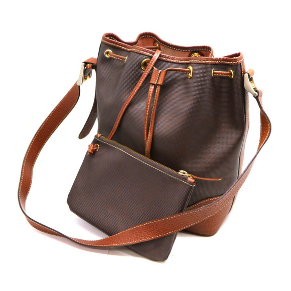 Loewe | Bags | Loewe Drawstring Leather Shoulder Bag Brown | Poshmark